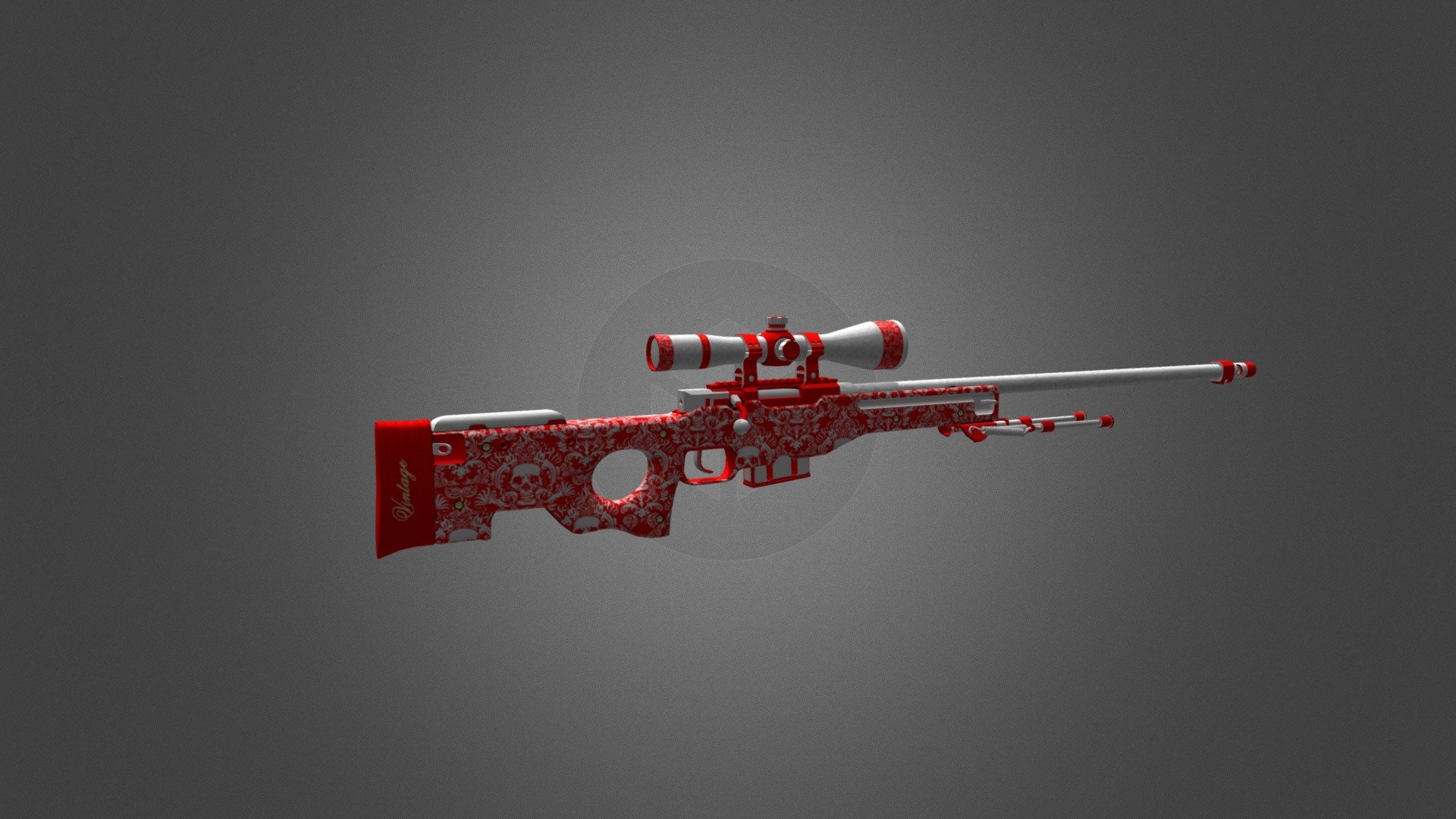 AWP Vintage - 3D model by djarteos [f452665] - Sketchfab