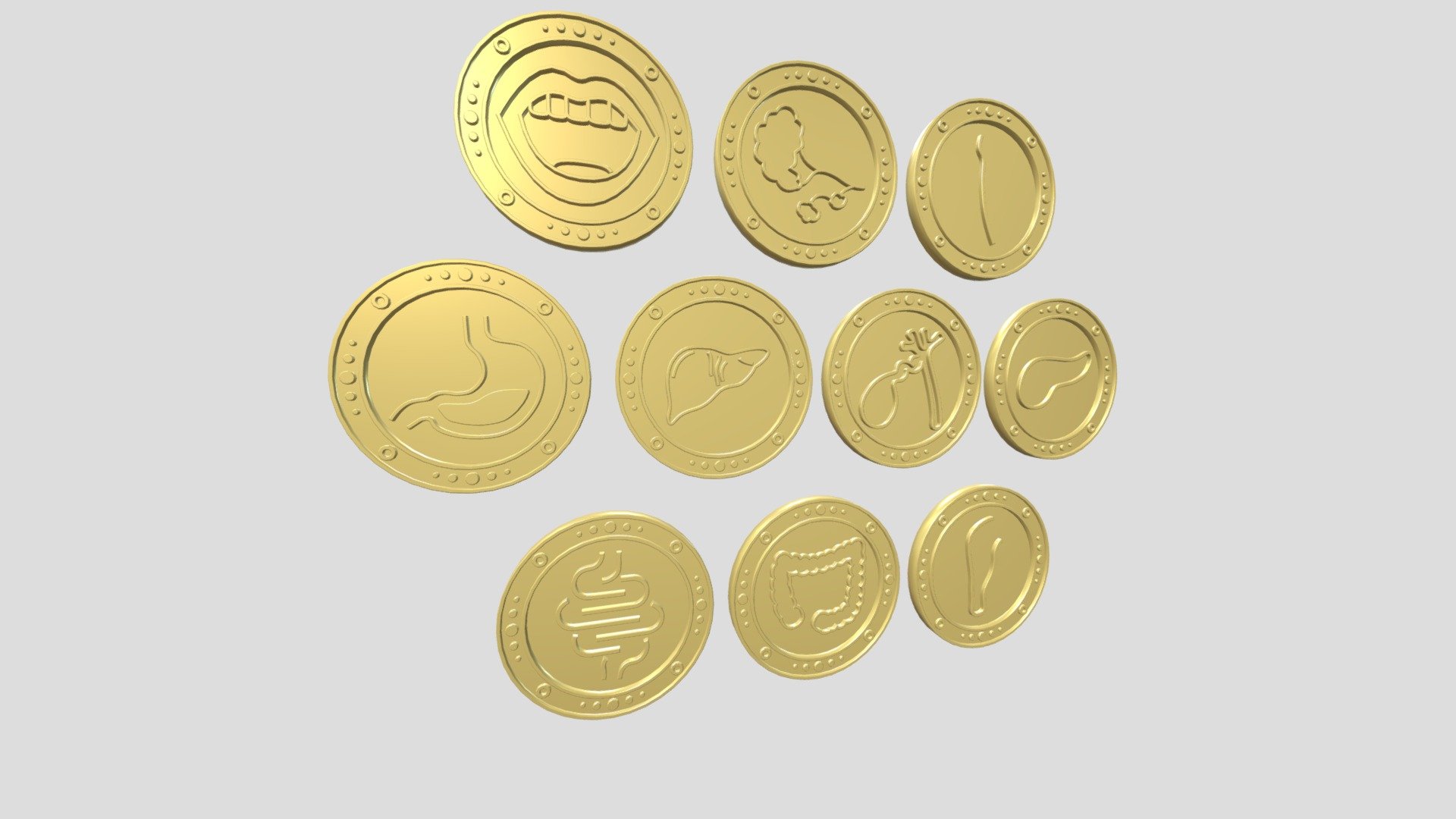 tokens - 3D model by reemaabbas.nonquad [f452a34] - Sketchfab