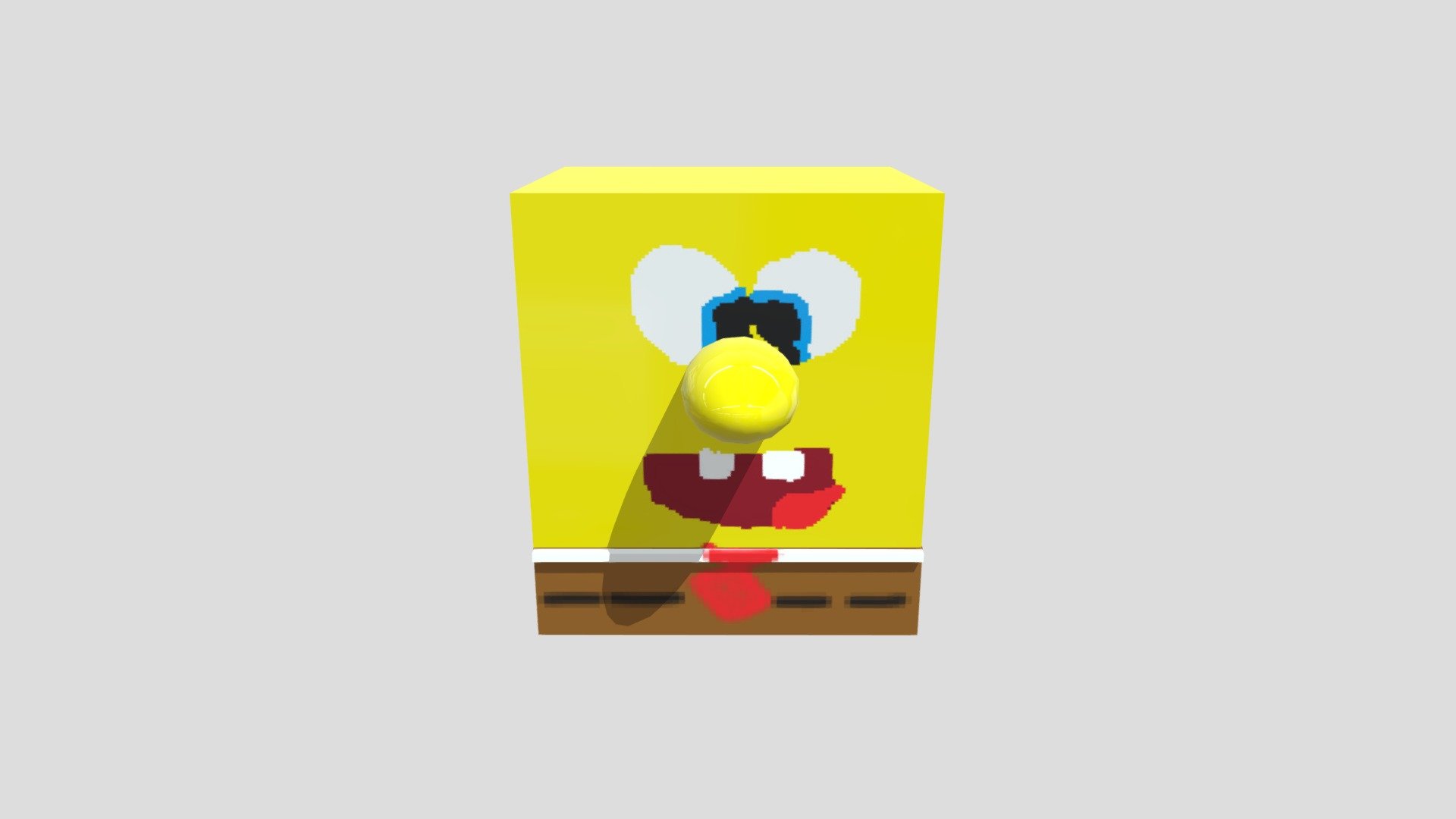 S**t Paint 3D Spongebob Floating without legs - Download Free 3D model ...