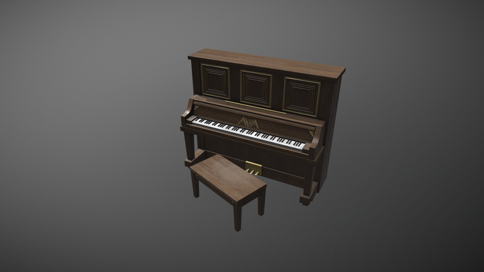Piano - 3D model by glaurie [f454774] - Sketchfab