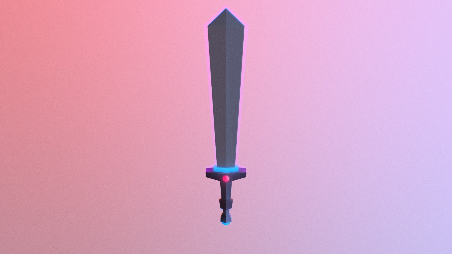 Low Poly Sword - 3D model by dabntz [f45600c] - Sketchfab