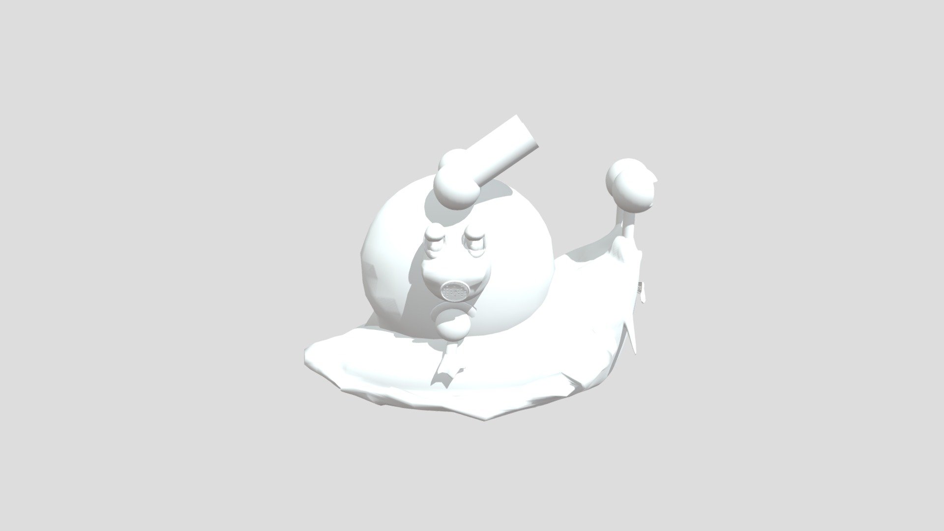 Frog_Den-Den Mushi AJL - 3D model by plutarr [f456dbb] - Sketchfab