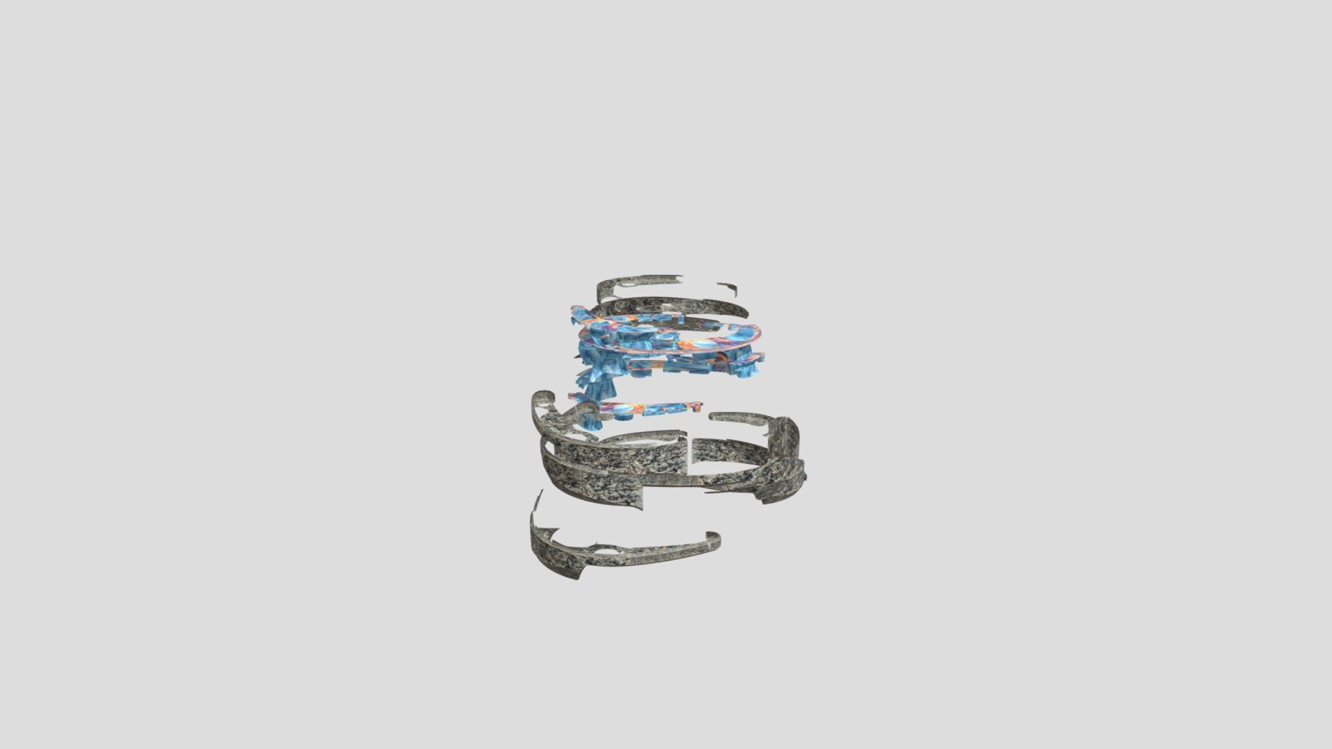 Rendered Hybrid Exploded - Download Free 3D model by Venice Patron ...