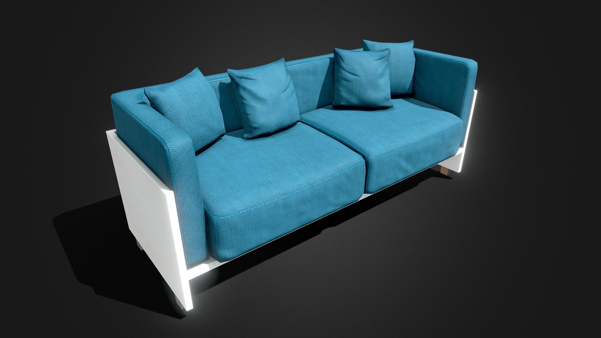 Sofa - Low Poly - Buy Royalty Free 3D model by Tronatic [f457021 ...