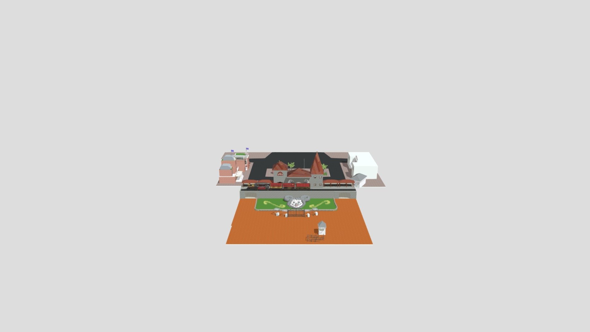 Disneyland - Download Free 3D model by Home Design 3D (@homedesign3d ...