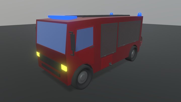 Fire-engine 3D models - Sketchfab