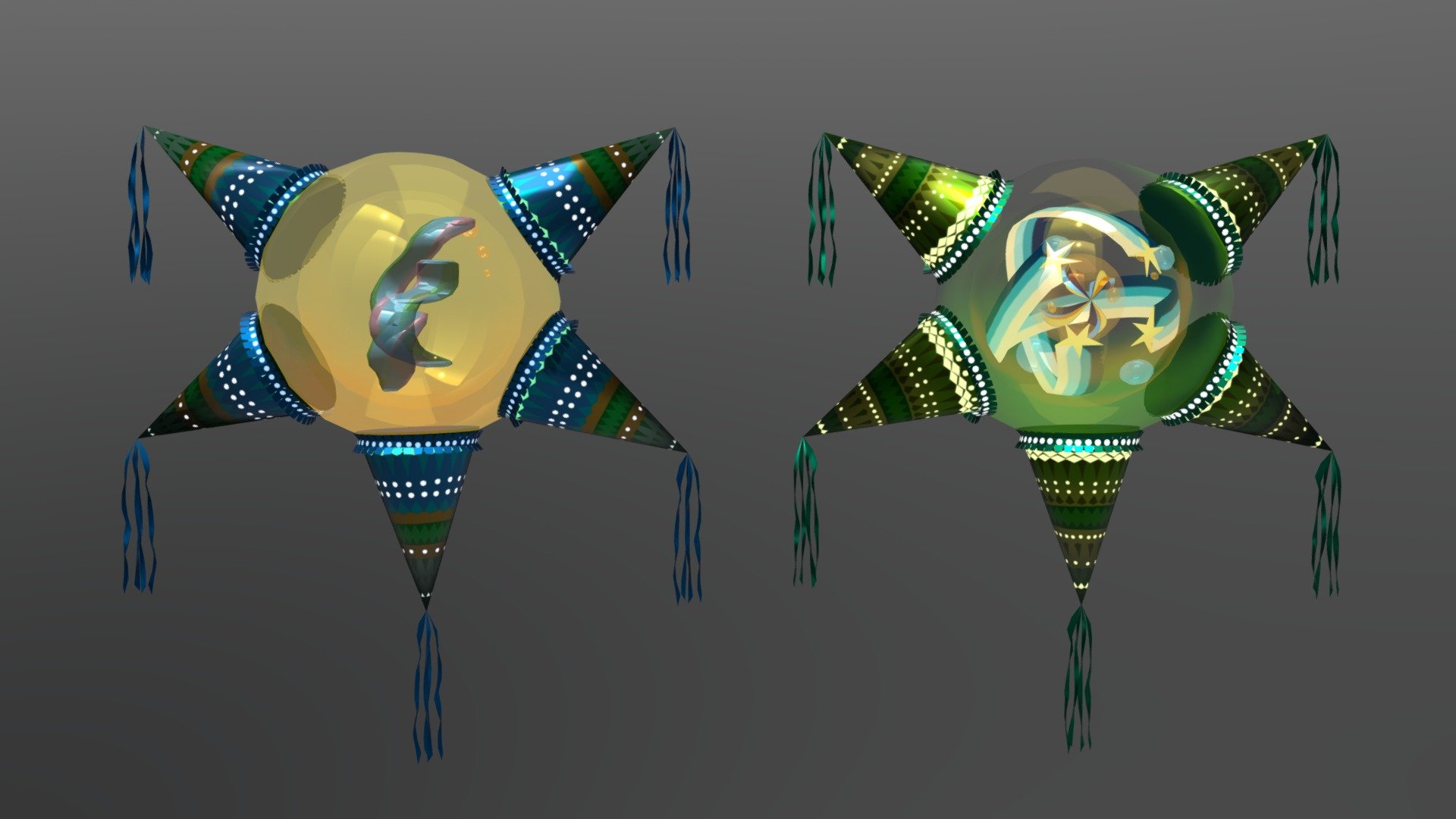 Piñatas - 3D model by Wen (@Wen04) [f45815d] - Sketchfab