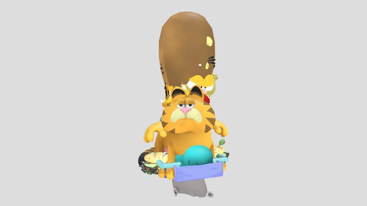 Garfield 3D models - Sketchfab
