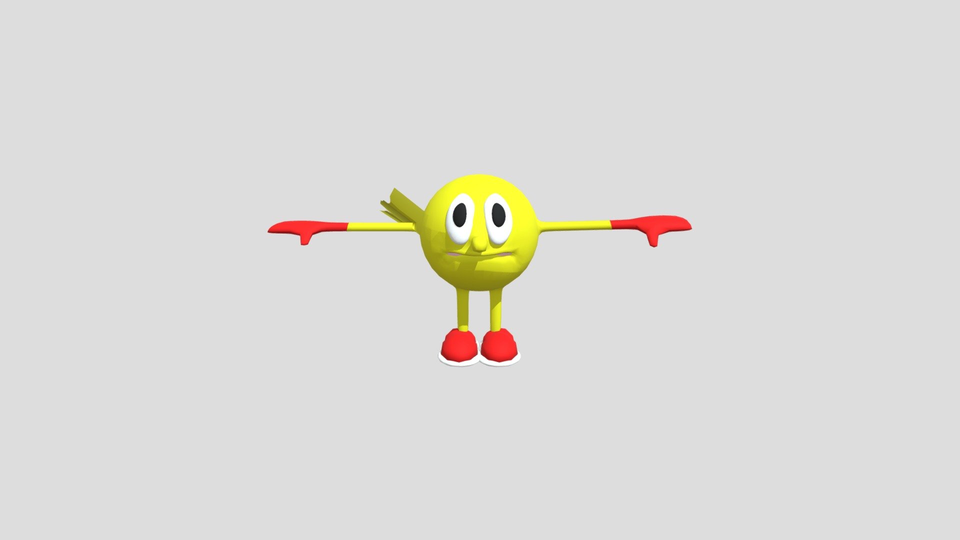 Here Comes Pac-Man - 3D model by Blueberribär (@icantrockyourworld ...