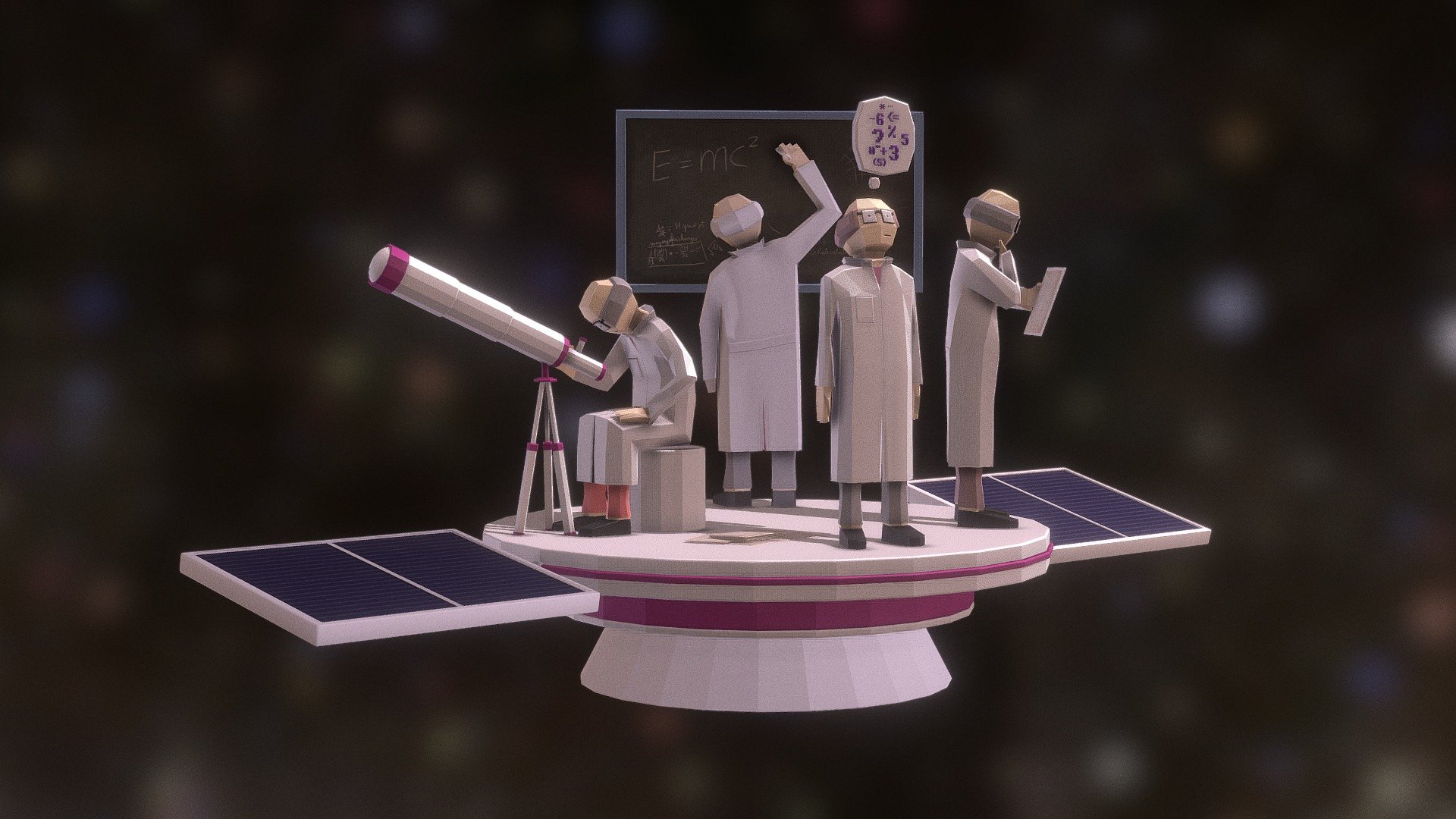 Space Scientist - 3D model by Gabriel Quintana (@gabrielquintana ...