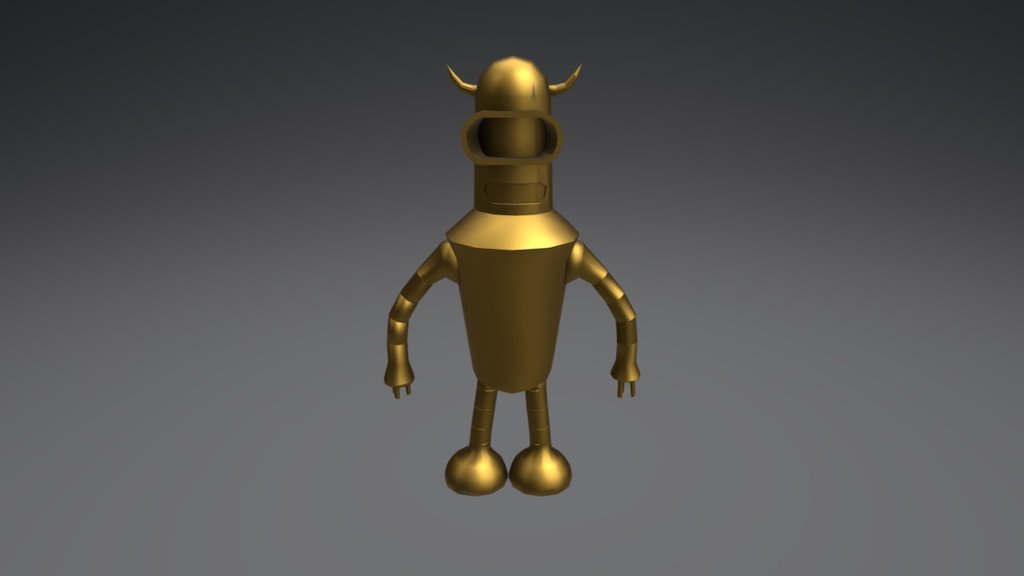 Golden Bender - Download Free 3D model by animefunzone [f45b57c ...