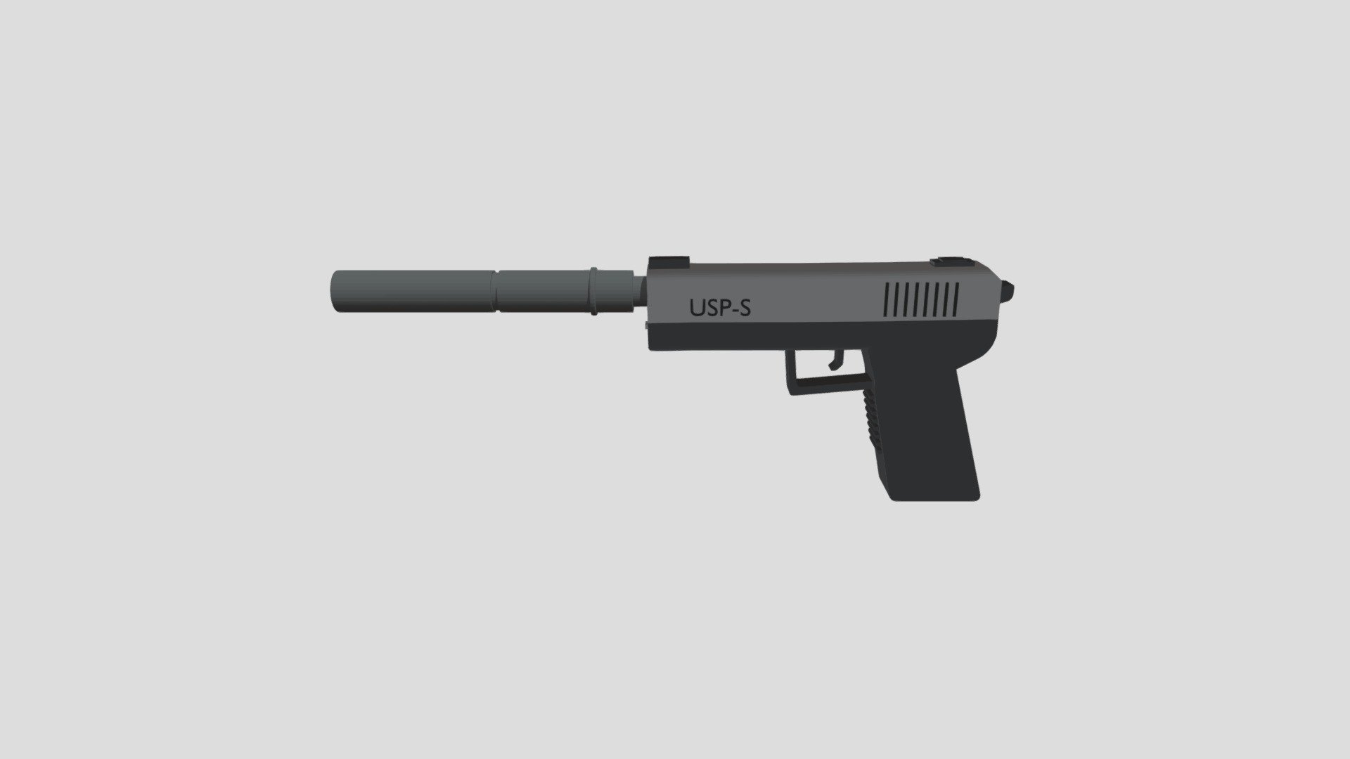 Usp-s From CS - 3D model by Aleksizz (@puttonenaleksi) [f45c9d9 ...