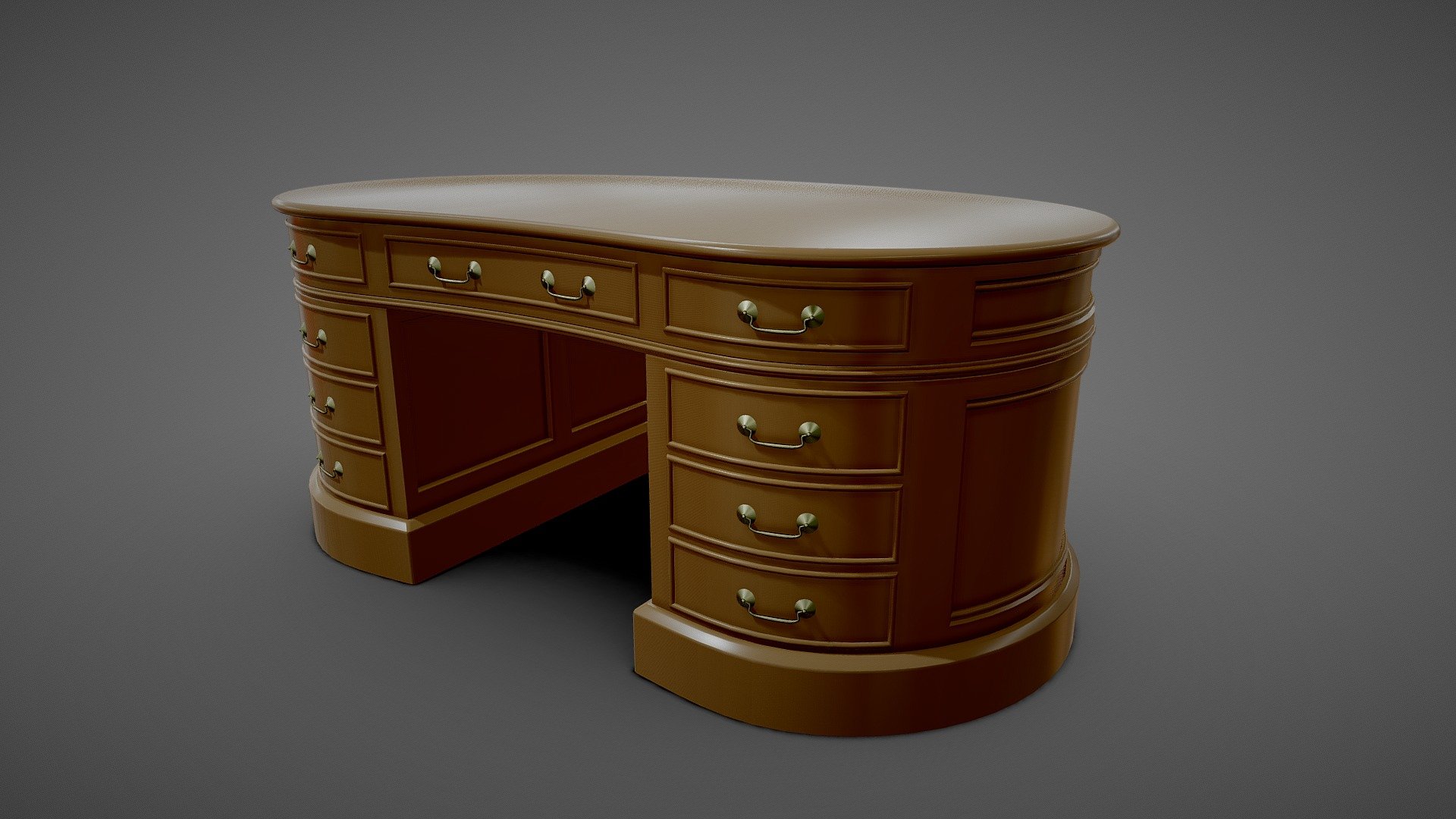 Desk - 3D model by Virtua Con (@virtuaCon) [f45cdc9] - Sketchfab