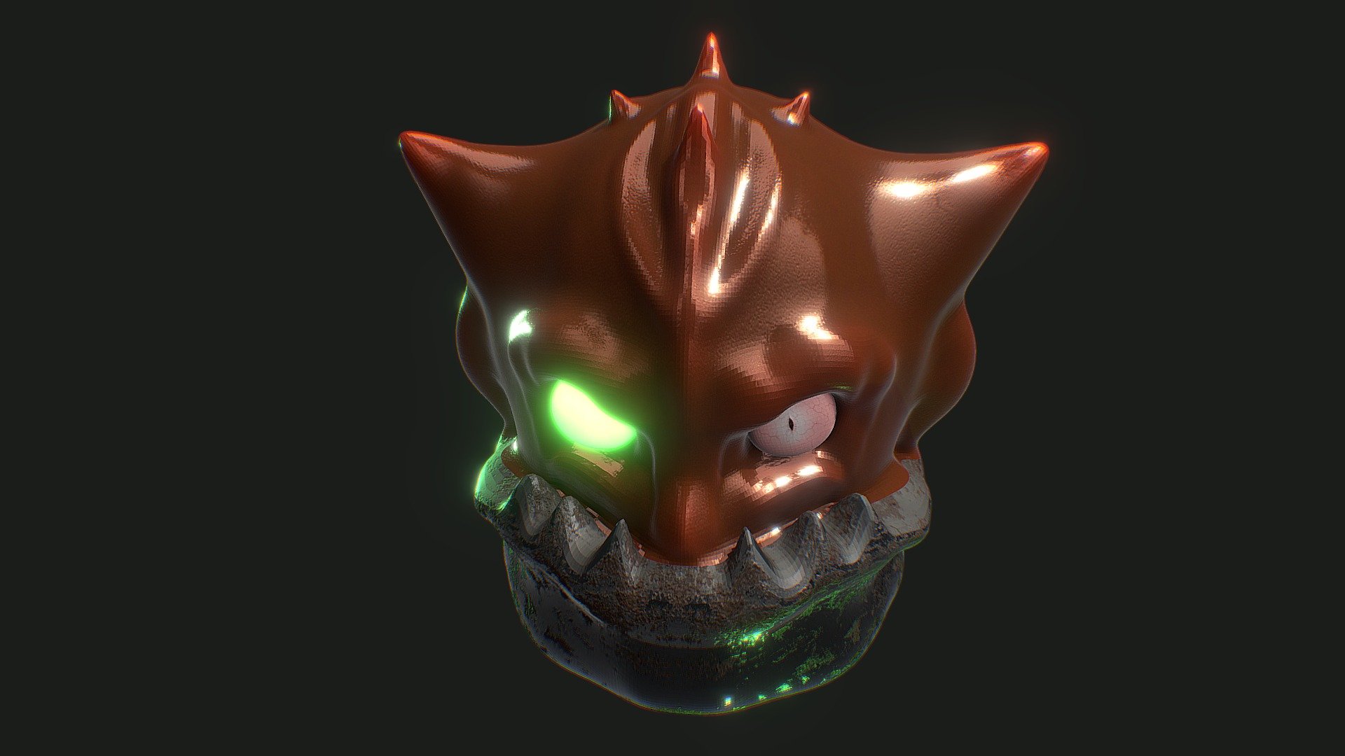 Bizarre Creature - High Poly, Practice 2 - 3D model by DaigoMannarelli ...