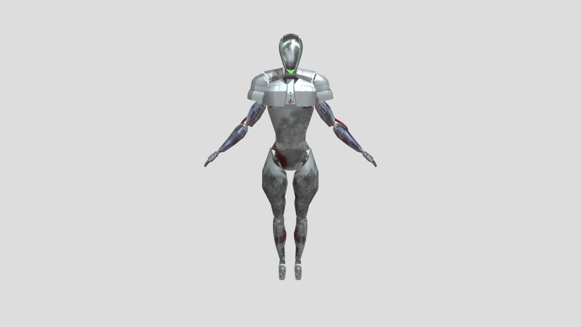 Robot Char - 3D model by Cylee (@Cylee1128) [f45f046] - Sketchfab