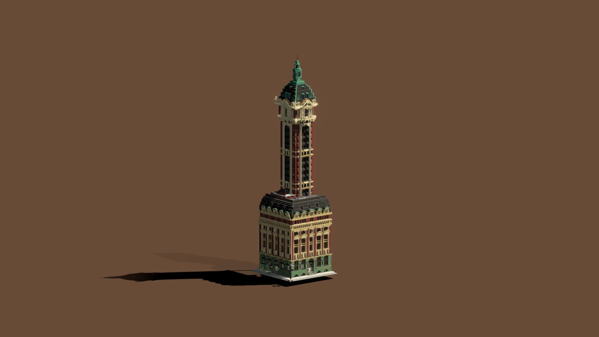 The Singer Building - 3D model by SevenScroll5003 [f4600fa] - Sketchfab