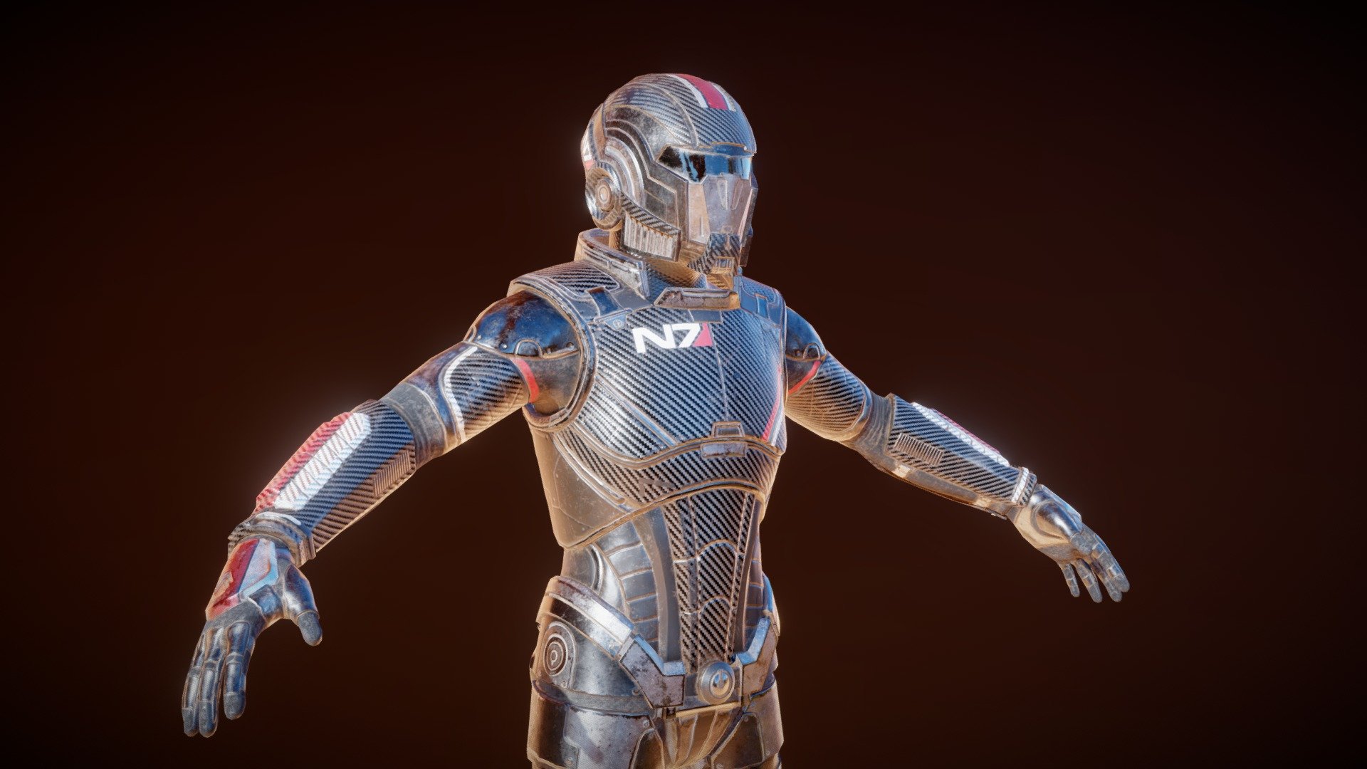 Mass Effect N7 - Fan Art - Buy Royalty Free 3D model by Sudo Kopitnik ...