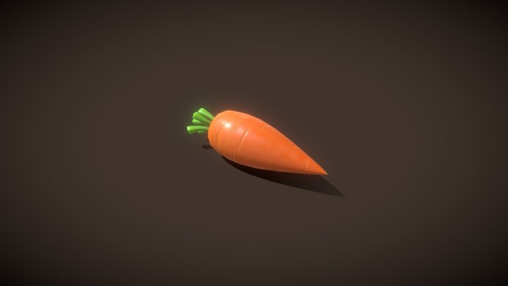 Cartoon-carrot 3D models - Sketchfab