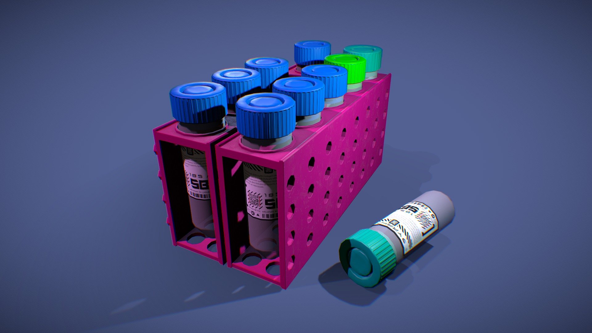 Sci-Fi Test Tubes (Syrrhax) - 3D model by Michael V (@bossdeff ...