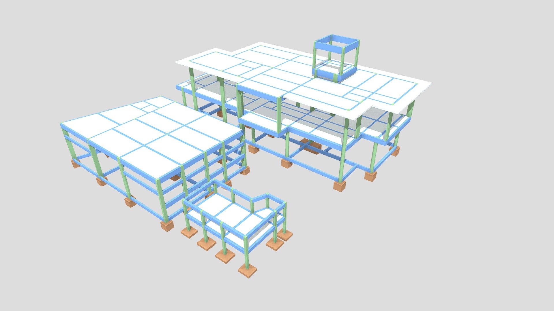 PROJETO ESTRUTURAL - AP - 3D model by Saulo Lacerda - Projetos ...