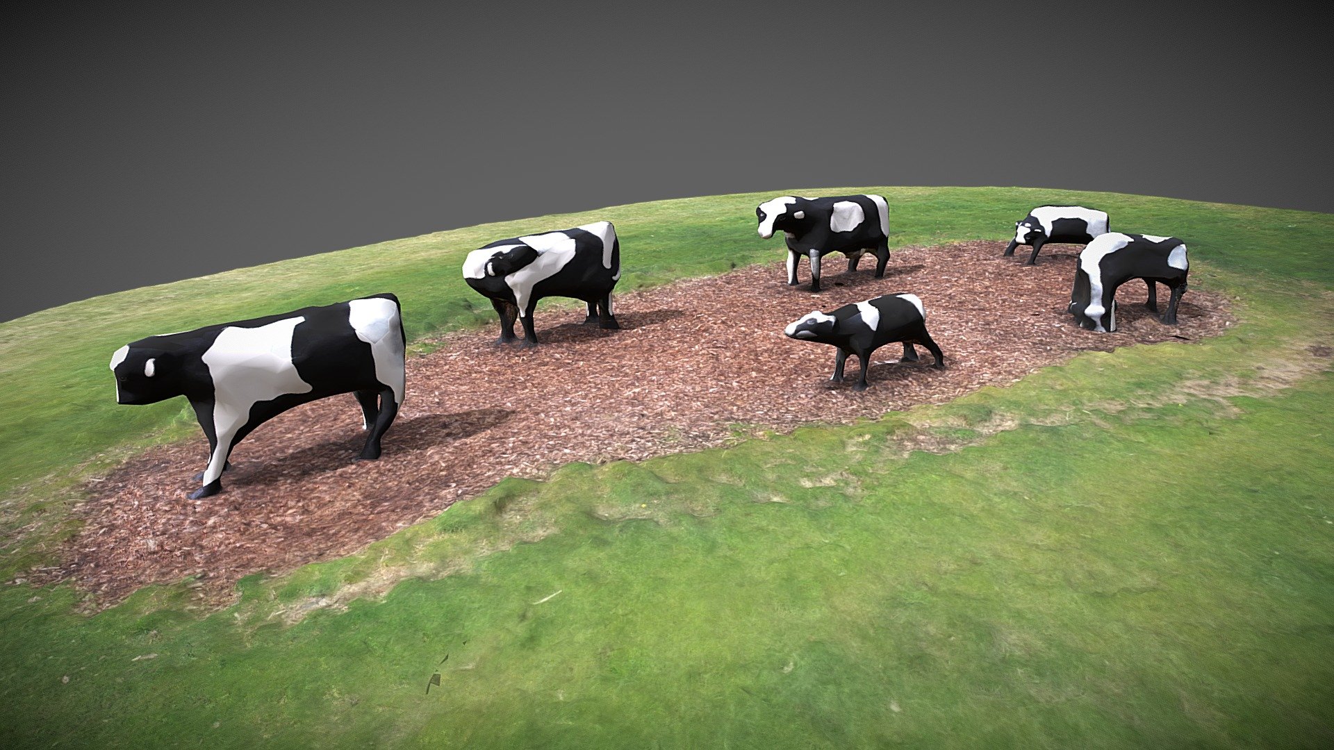 Cows - 3D model by The Parks Trust (@MKParksTrust) [f4639a0] - Sketchfab