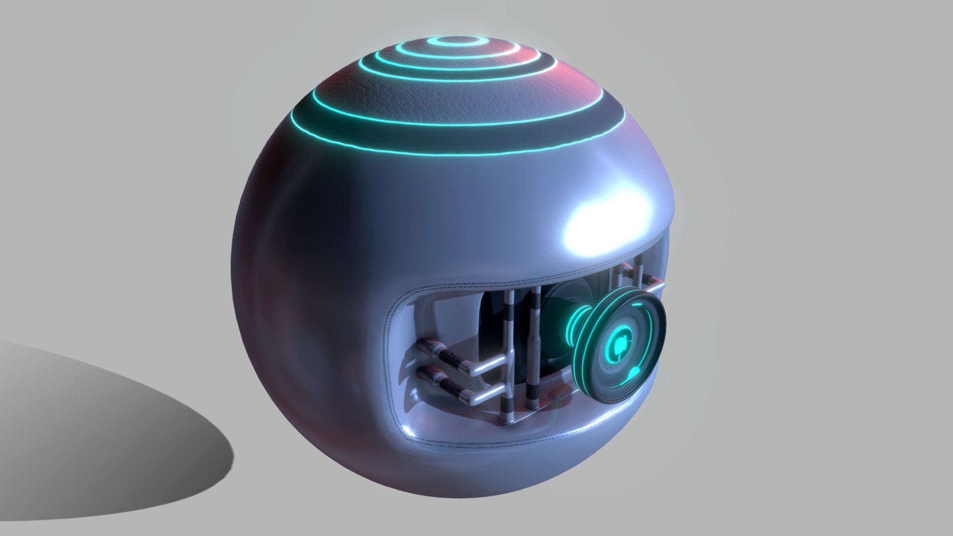 Sphere Drone Future - Download Free 3D model by WeSVa (@WSVideoCarta ...