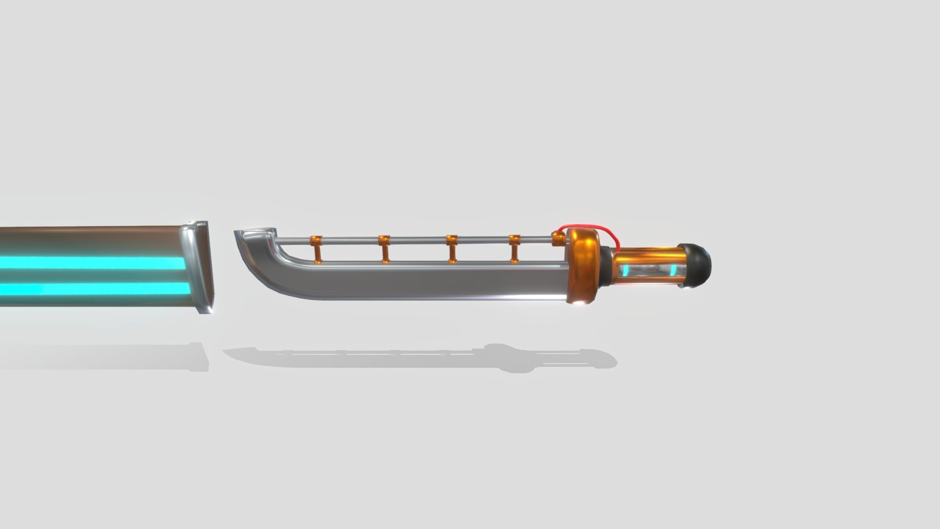 Electro Sword (+ Sheath) - 3D model by Burnt_Squib [f465de7] - Sketchfab