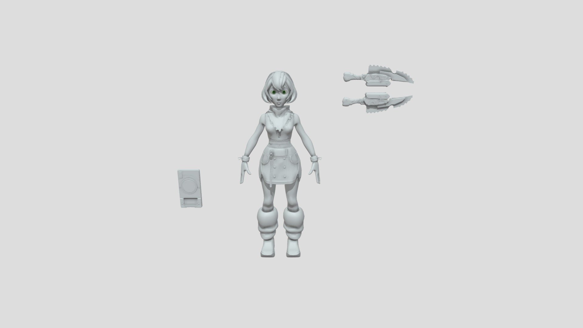 Charactermodel 3d Model By Pehsayee F466229 Sketchfab