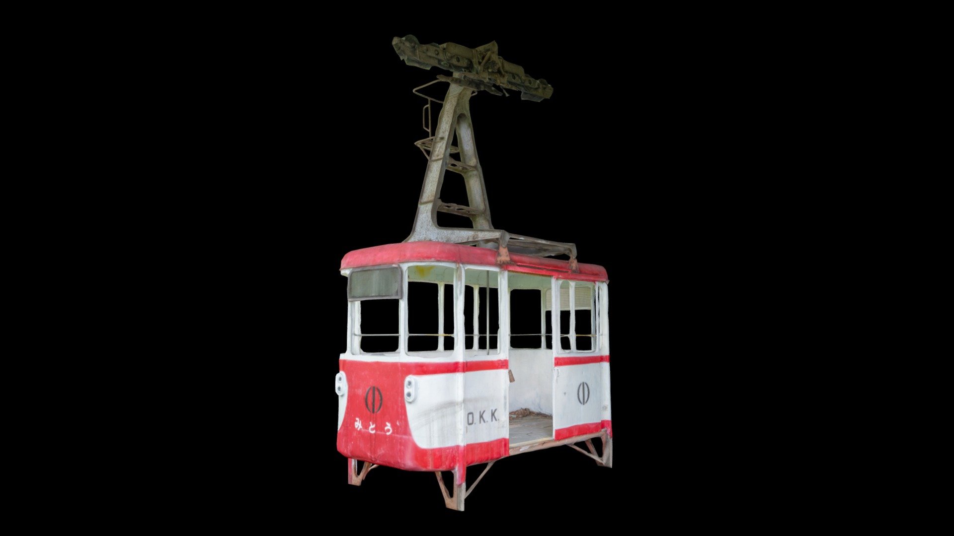 Abandoned Ropeway / gondola only / 20240502 - 3D model by Tokoyoshi06 ...