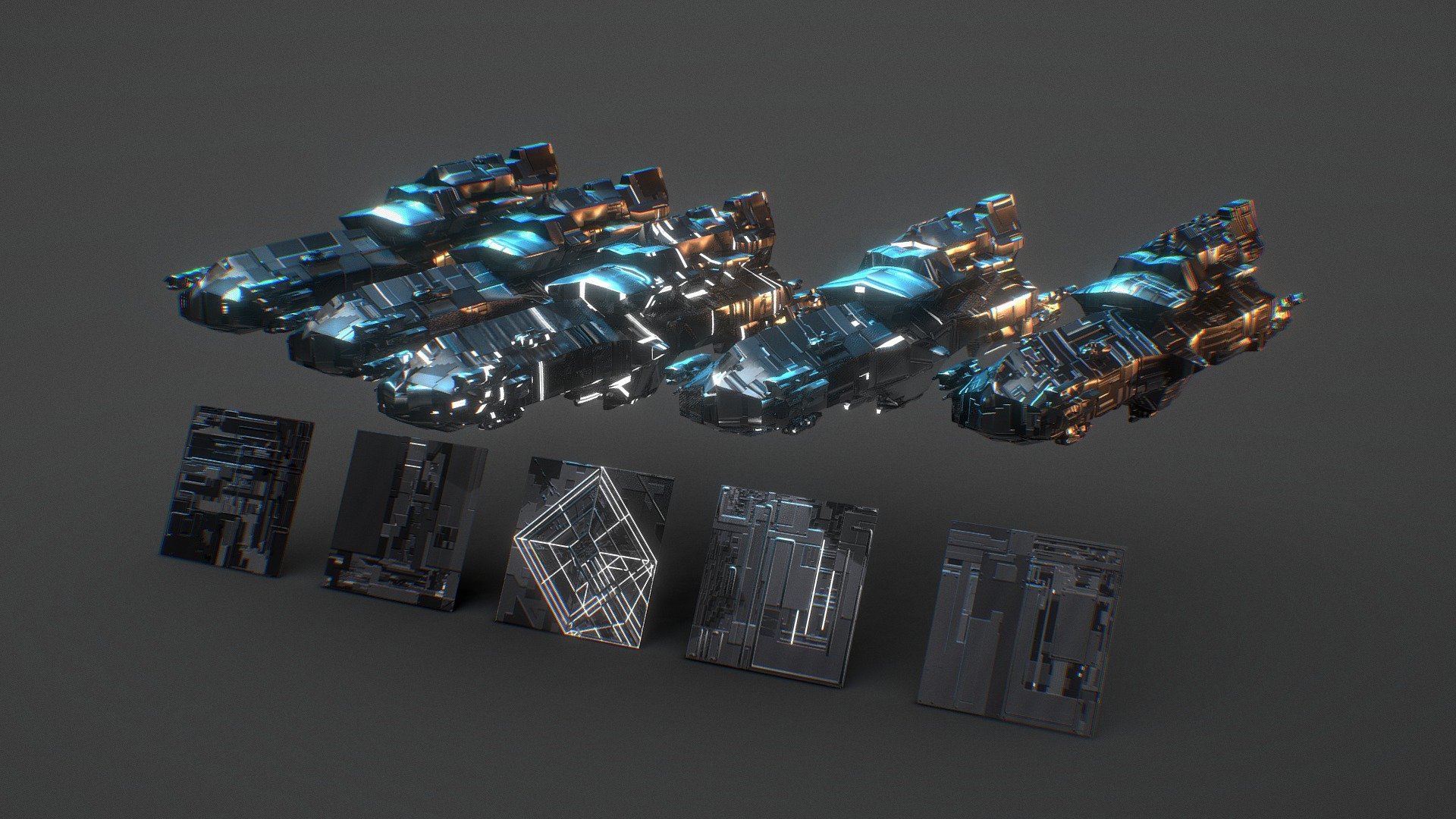 Sci-Fi Texture Pack - Download Free 3D model by re1monsen [f468add ...