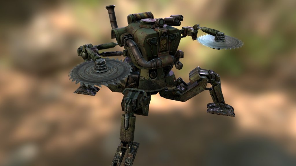 Junta's Saw Walker - 3D model by Tony Indindoli (@tonyind) [f468b49] - Sketchfab