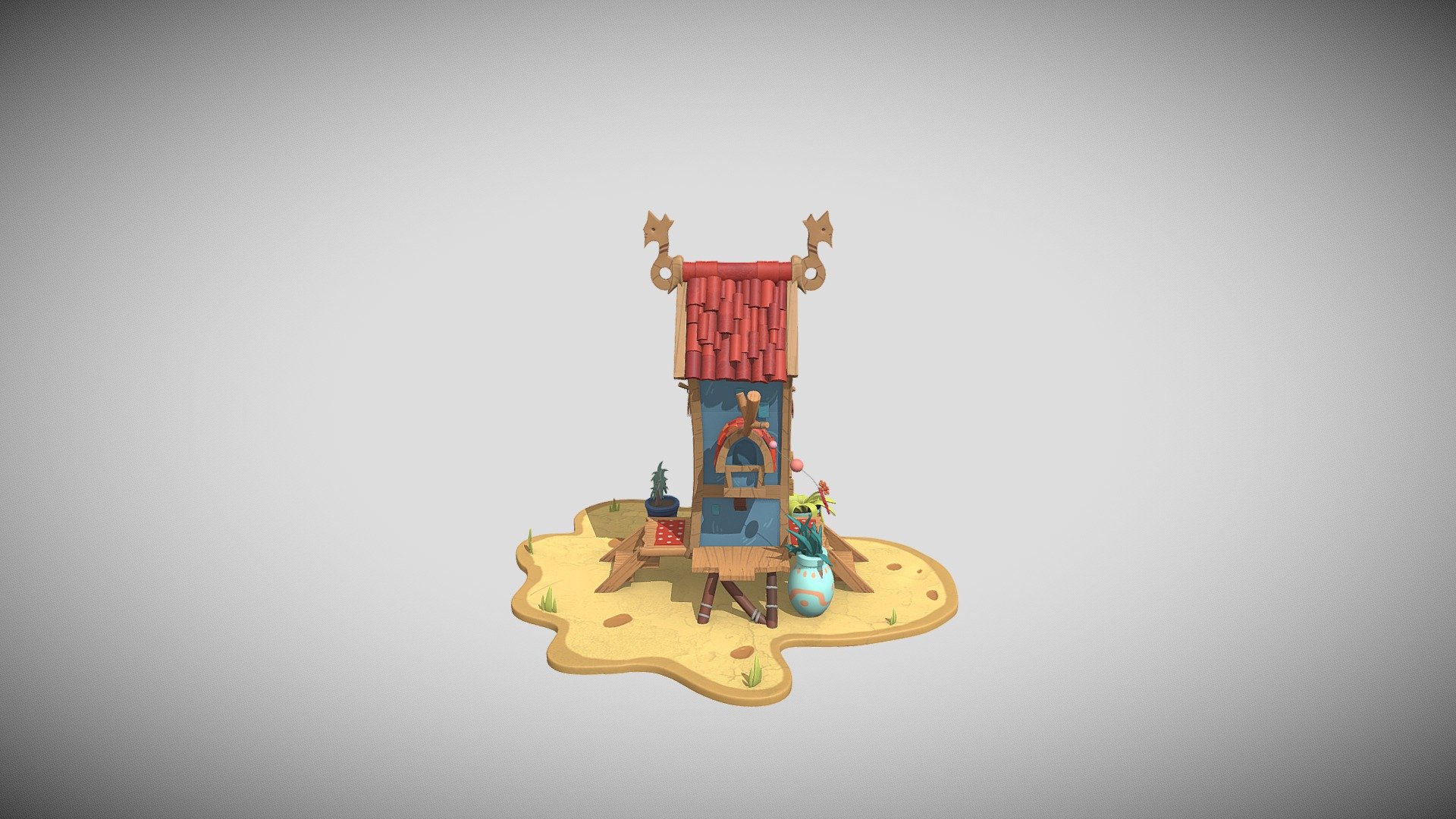 Shack_Final - 3D model by JustinSaw [f4693e8] - Sketchfab