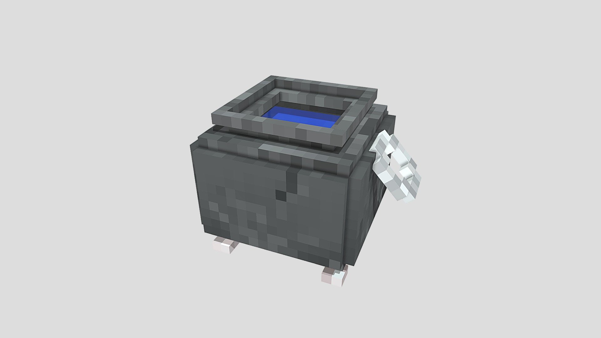 My rendition of a Minecraft Cauldron - 3D model by LycanStarArt ...