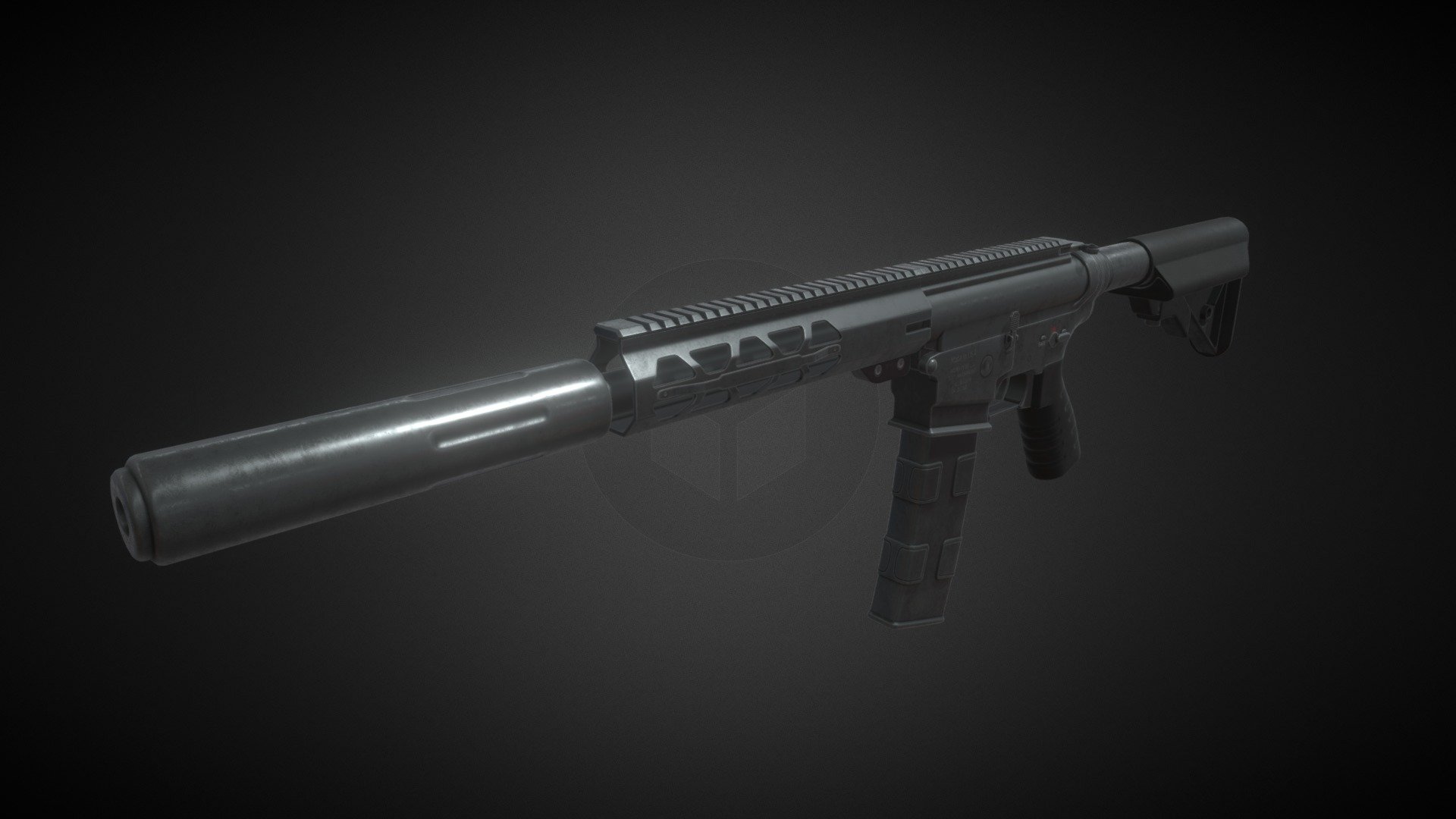 AR 15 Low Poly - Download Free 3D model by Sergei3D [f46b3e5] - Sketchfab