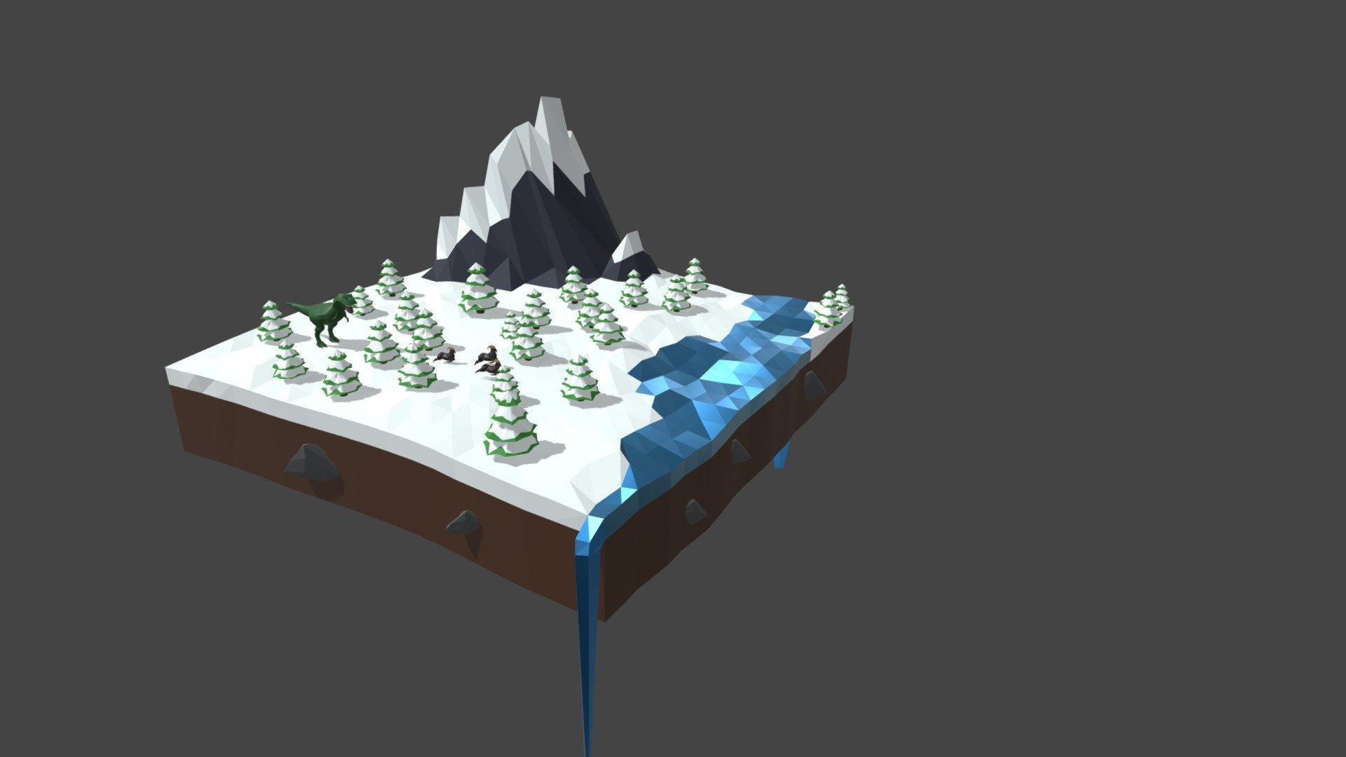 Landscape - 3D model by AlixBourge [f46b704] - Sketchfab