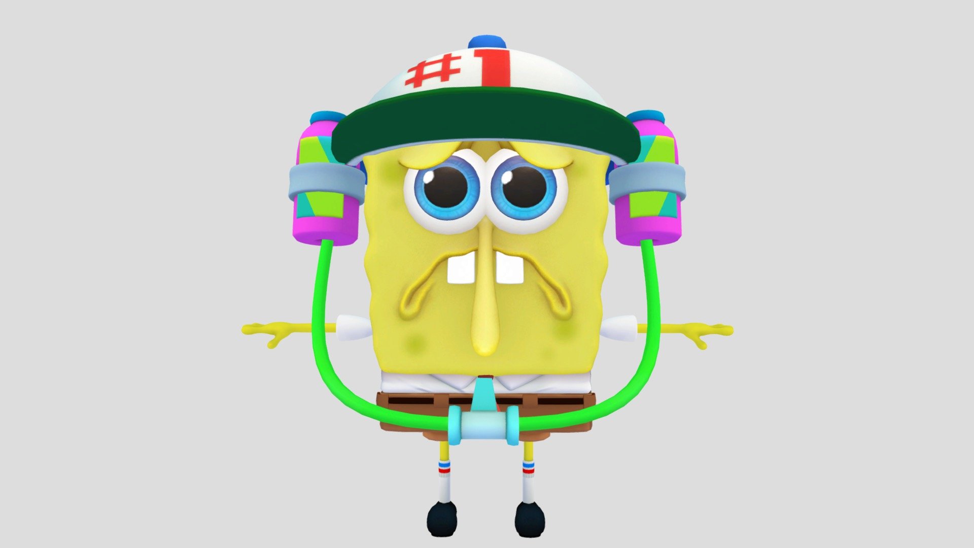 Nasb2 - SpongeBob Costume 03 Lose - Download Free 3D model by SMF ...