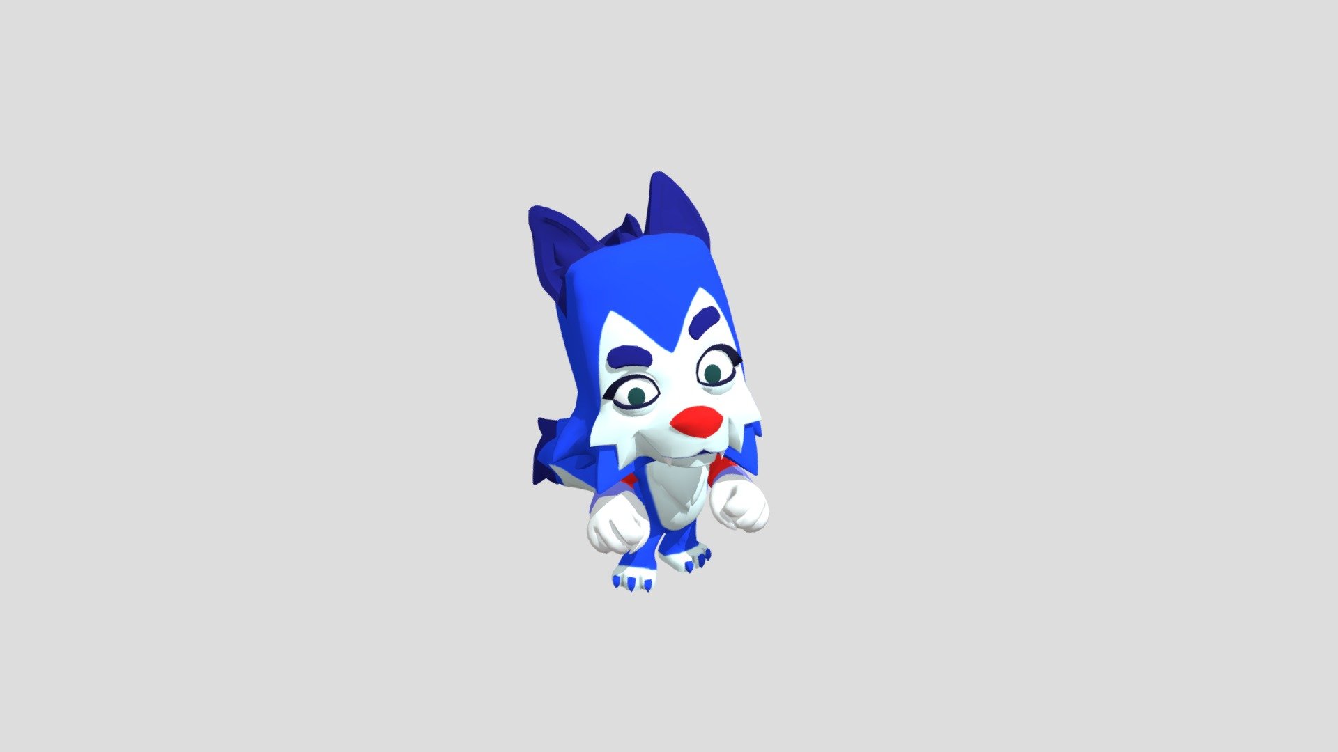Monk the husky (updated texture and gloves) - Download Free 3D model by ...
