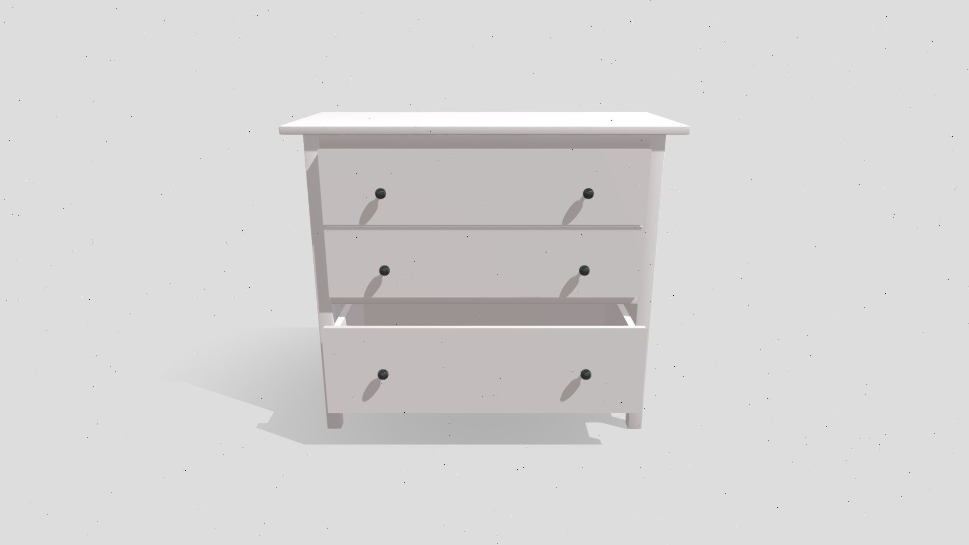 Commode Ikea Hemnes - Download Free 3D model by Jenn3dstudio [f46ddbe] - Sketchfab