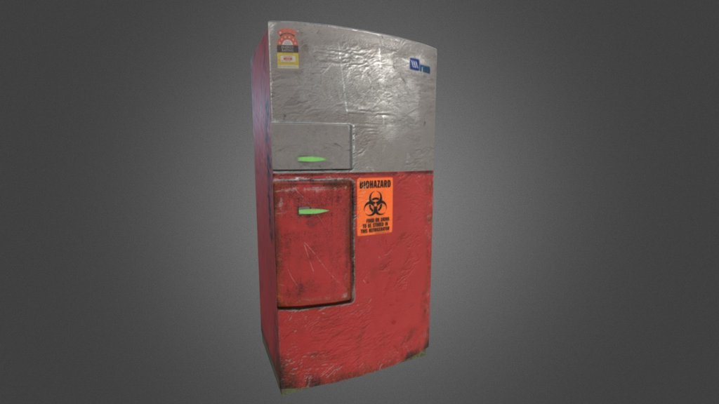Old Fridge prop - 3D model by Manu Narain (@manunarainronit) [f46e2a8 ...