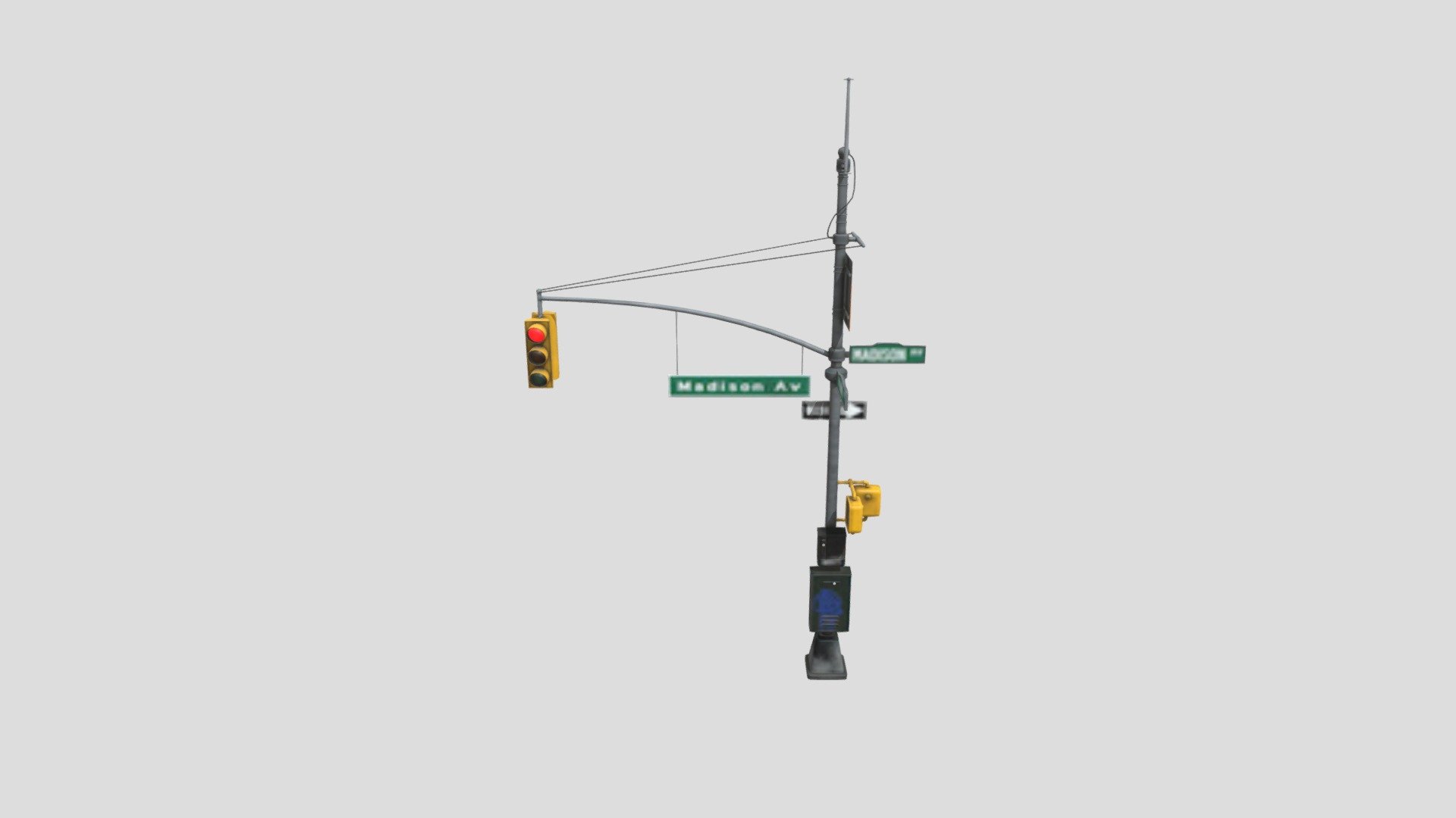 traffic lights 8 AM211 Archmodel - Buy Royalty Free 3D model by ...