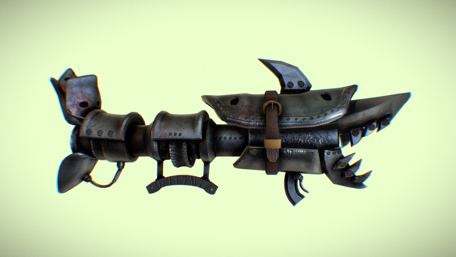 Shark Rocket Launcher of Jinx - 3D model by wamurya (@alfons) [f470fde ...
