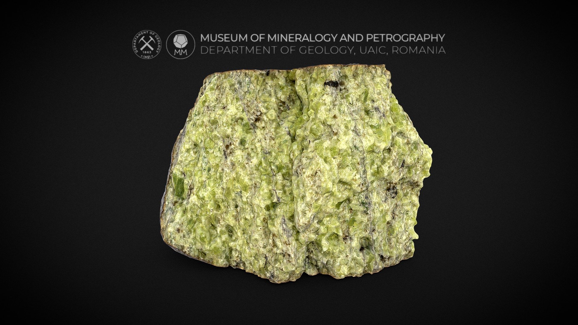 U is for Ultramafic rock - 3D model by Museum of Mineralogy and ...