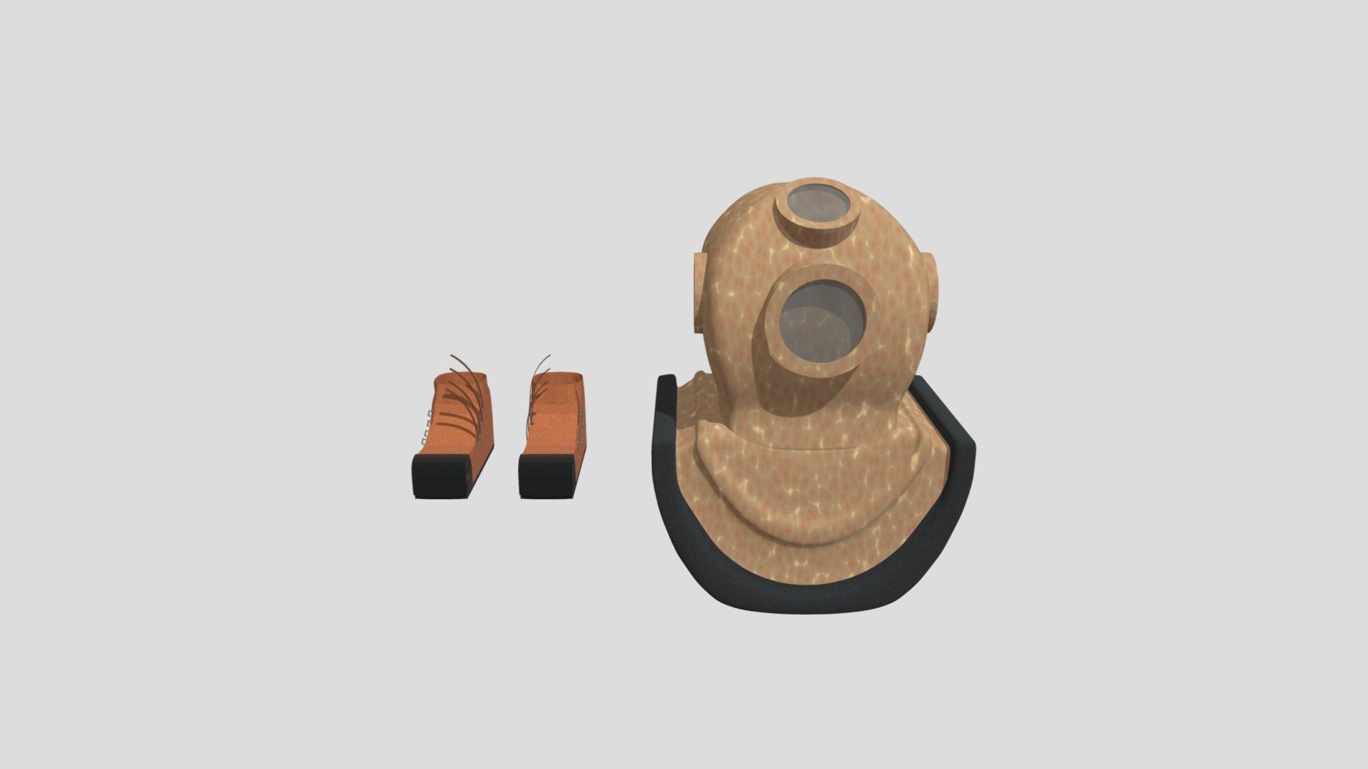 Diving Bell Suit Parts - 3D model by s223366198 [f47366b] - Sketchfab