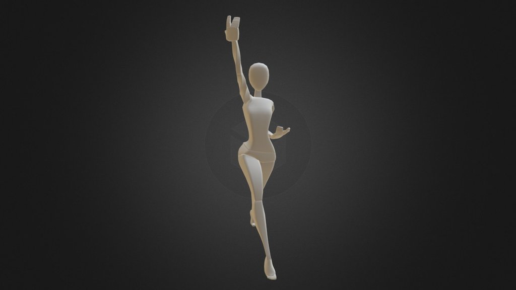 Figure Study Pose #3 - 3D model by JamesGammans [f4739b1] - Sketchfab