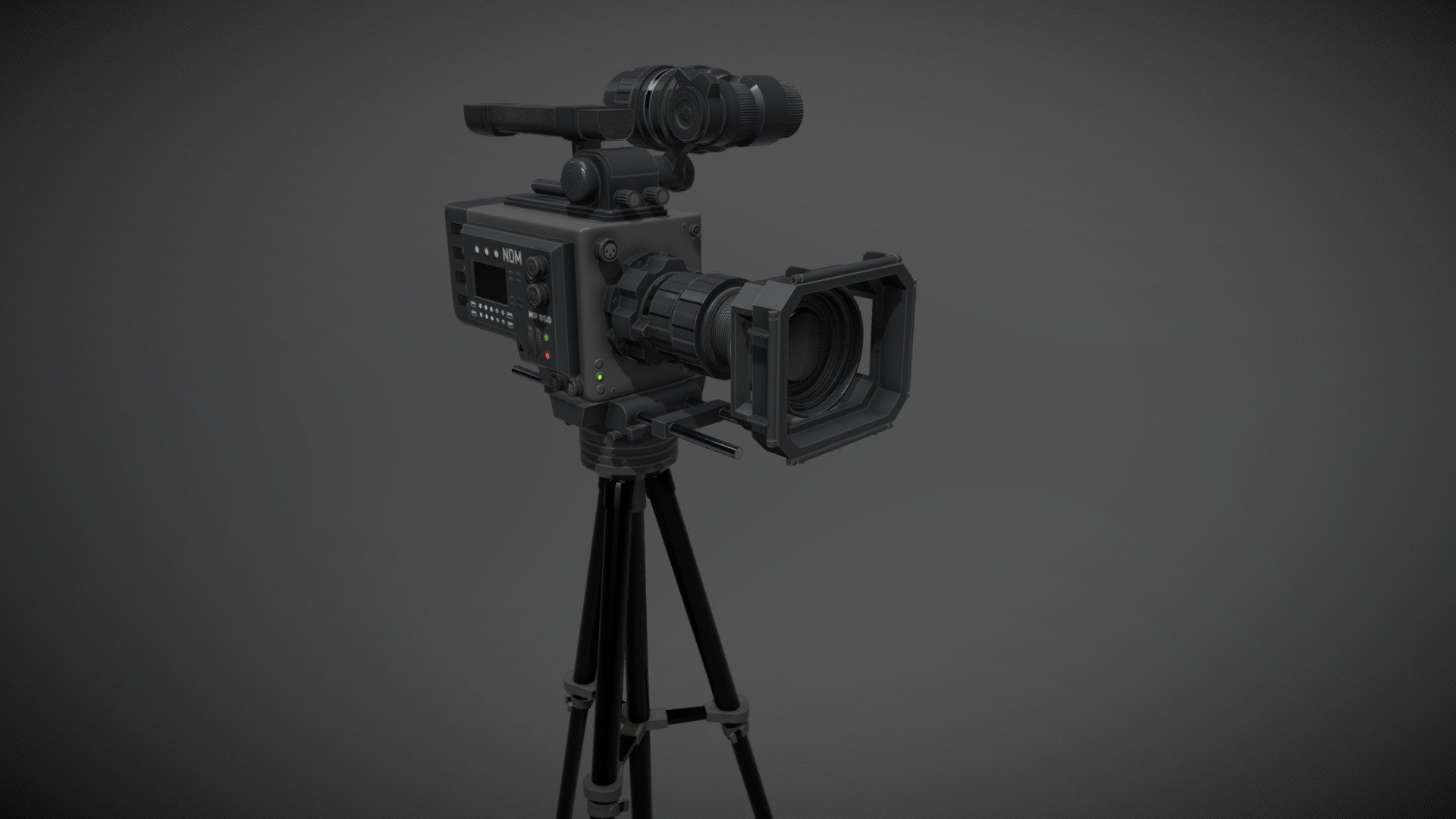 TV Camera With Tripod - Buy Royalty Free 3D model by Dexsoft Games ...