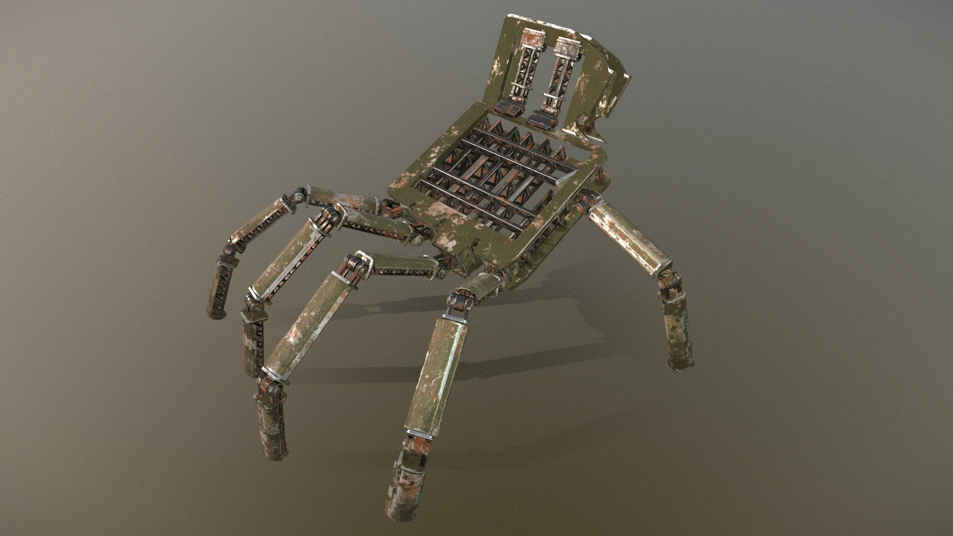 Robotic rusty hand - 3D model by Tymon Kasprzak (@Tymon_Kas) [f47c8db ...