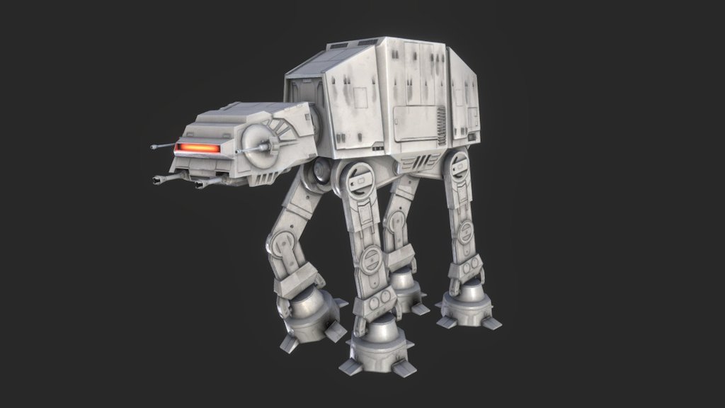 AT-AT Walker - 3D model by KerriTargett [f47e783] - Sketchfab