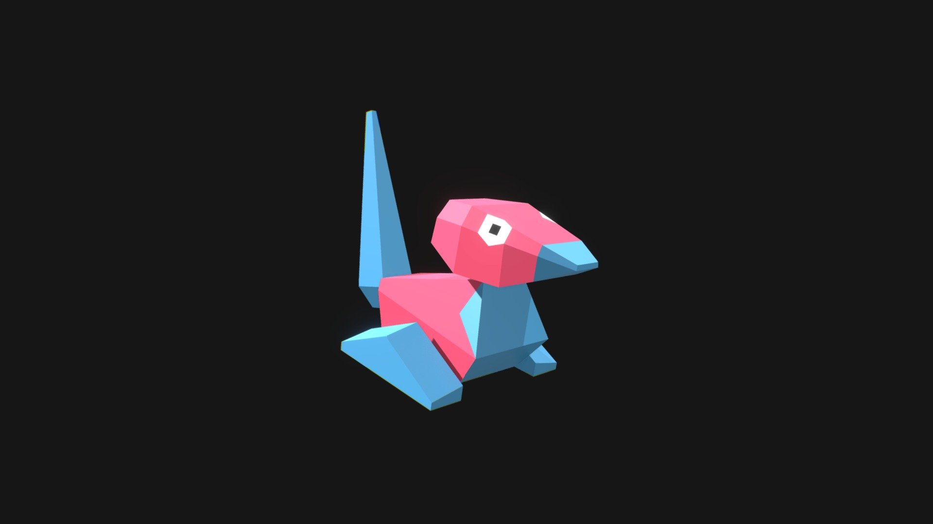 Animated Porygon Fan Art - 3D model by Brave.Pixel [f4810b8] - Sketchfab