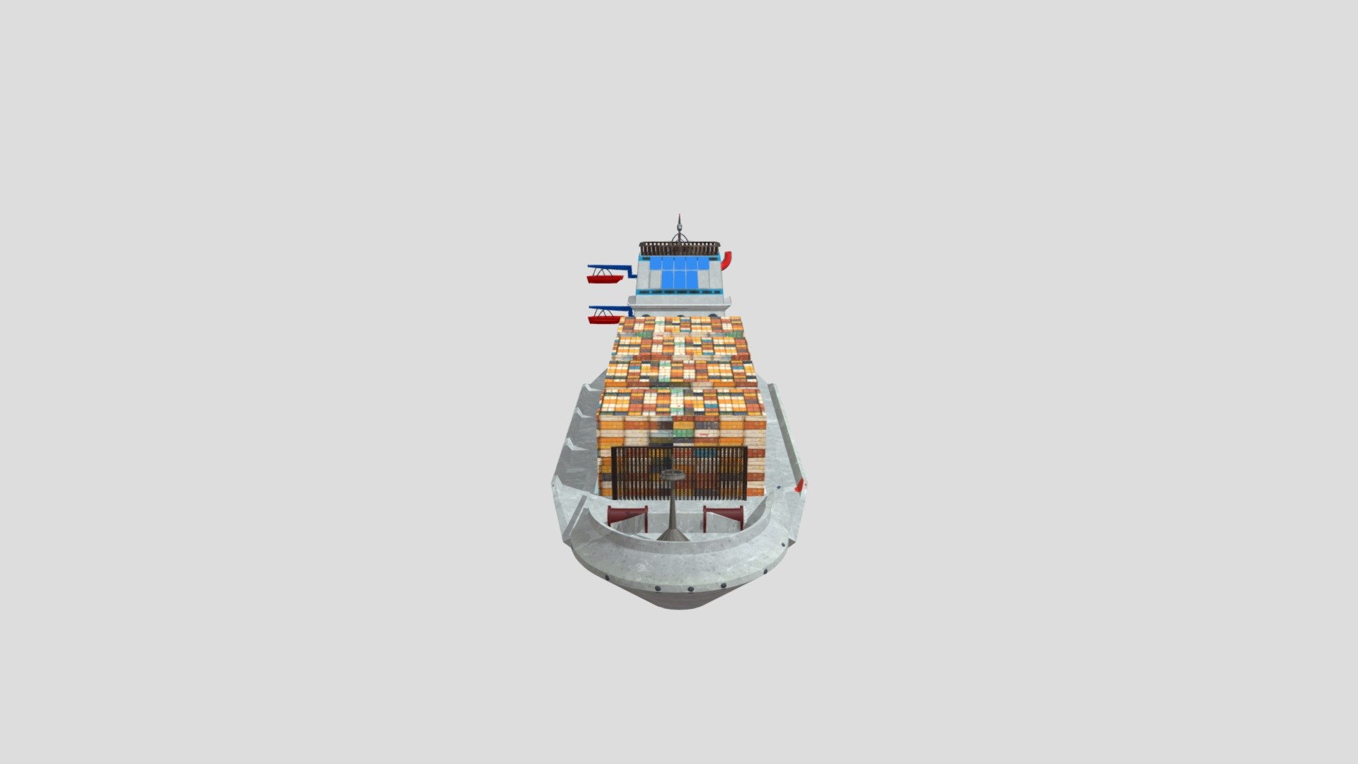 Cargo Ship #3 - 3D model by magsoftware [f481583] - Sketchfab