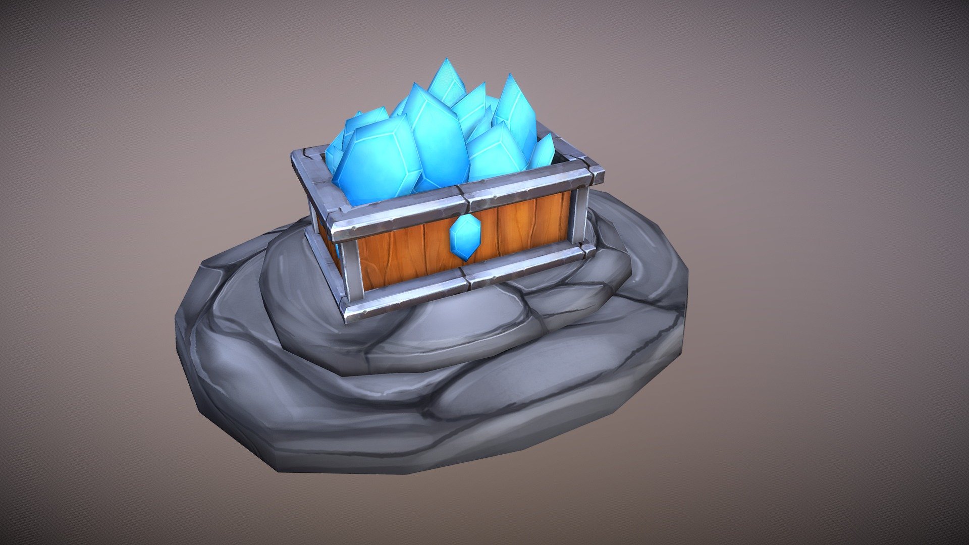 Blue Gems - Buy Royalty Free 3D model by I.Sebastian.C [f481fc1 ...